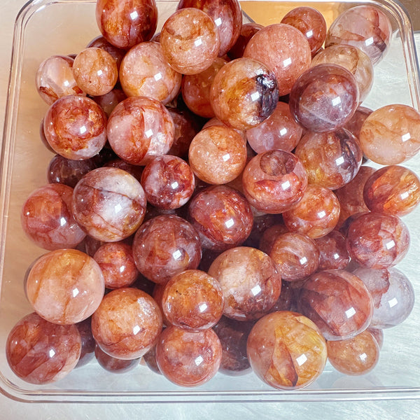 Fire Quartz Sphere – Caroline jewelry&designs